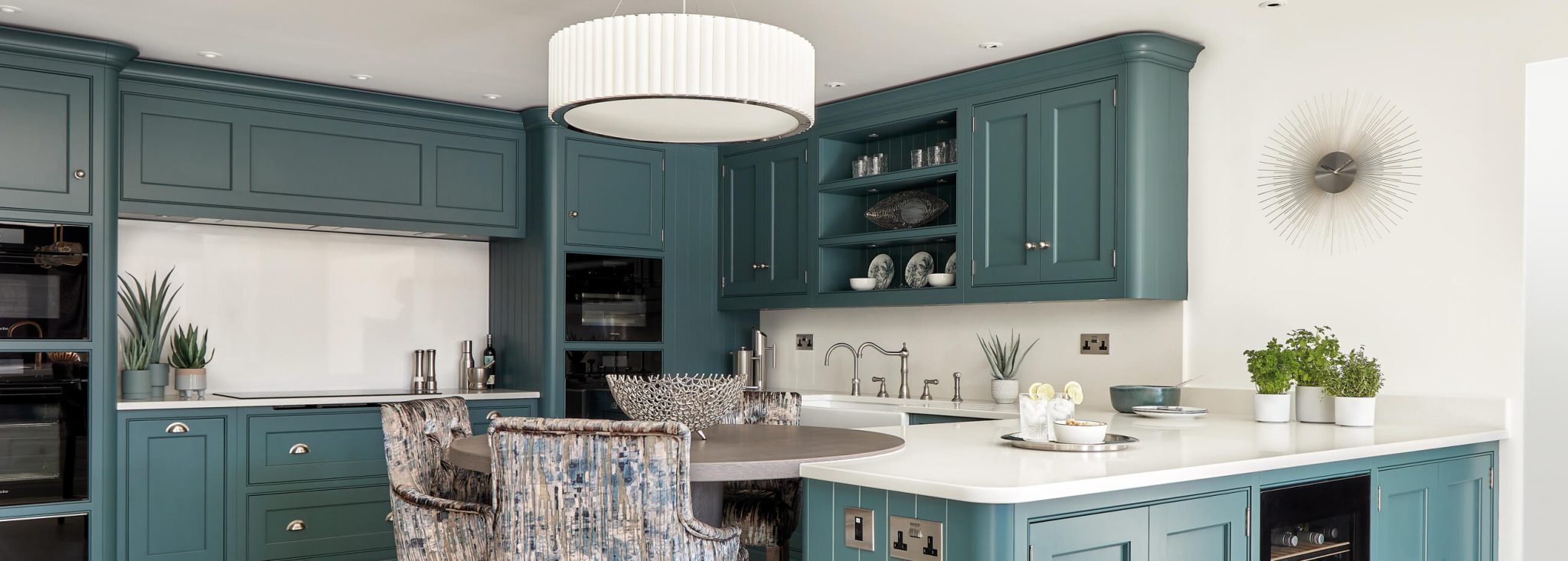 Blue Summerville Shaker Kitchen