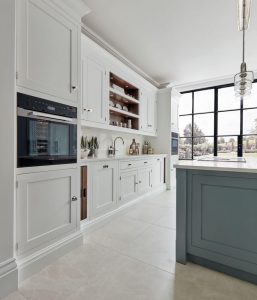 Blue Open Plan Kitchen | Tom Howley