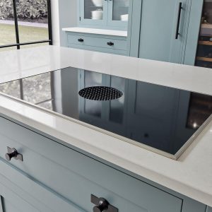 Blue Open Plan Kitchen | Tom Howley