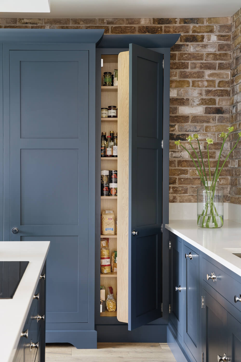Dark Blue Shaker Kitchen | Luxury Fitted Kitchens | Tom Howley