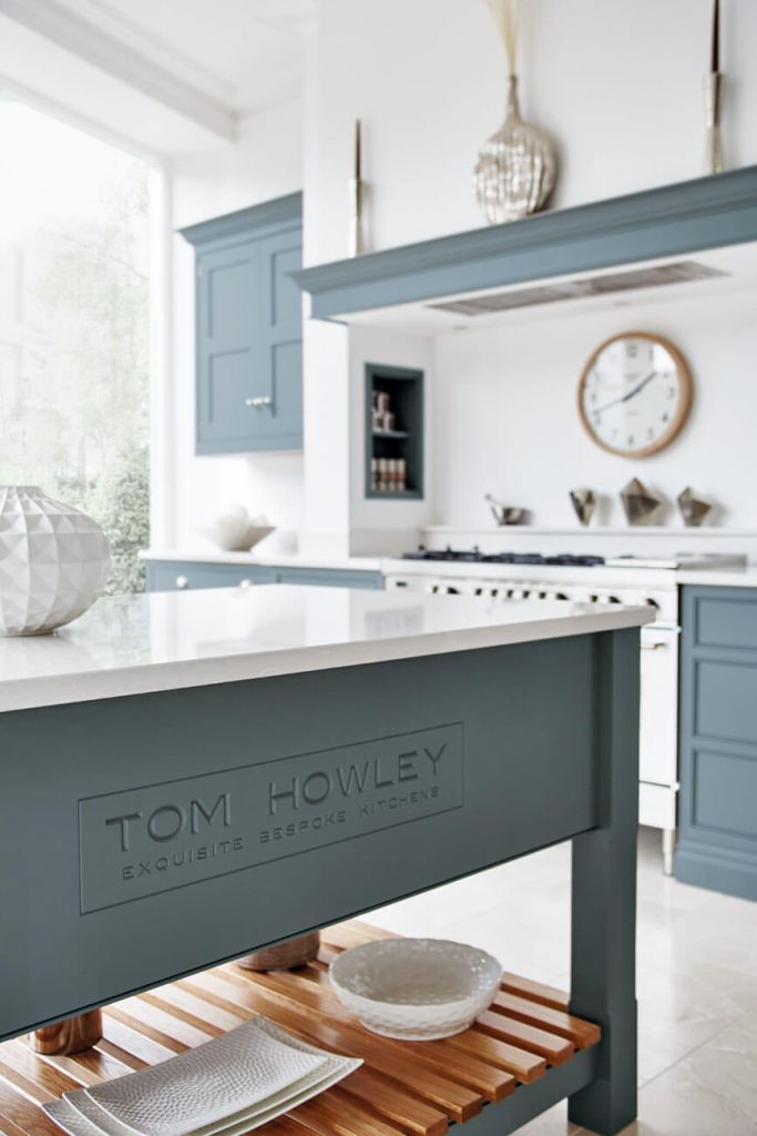 Elegant Blue Shaker Kitchen | Tom Howley