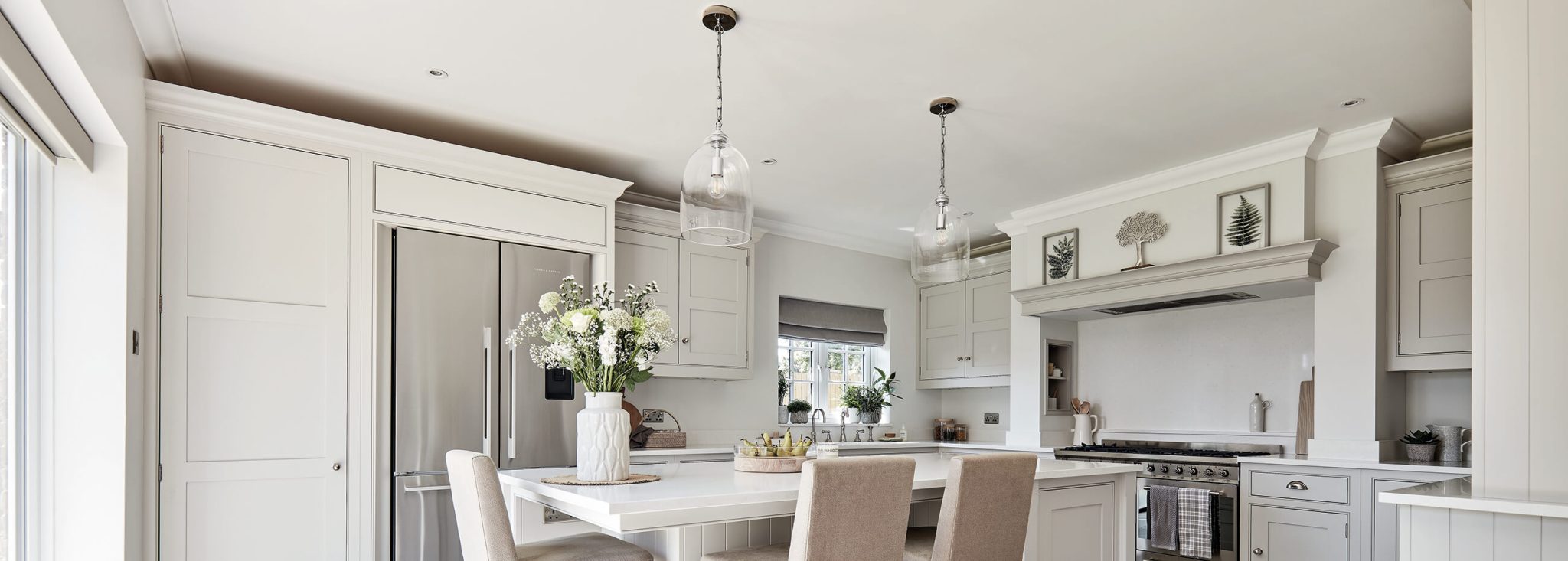 Kitchen morning routine design features