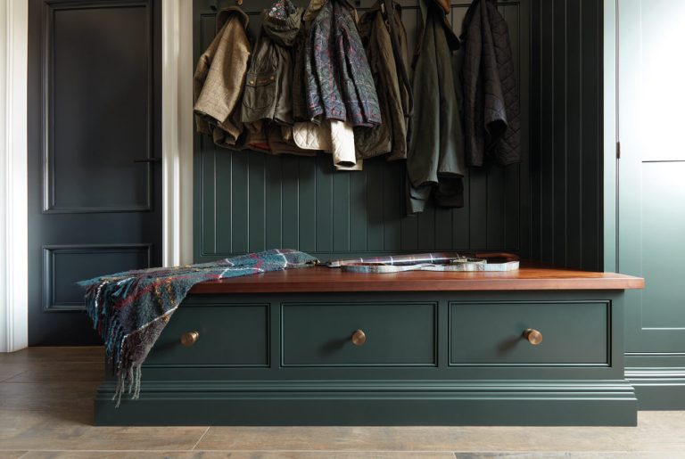 Dark Green Boot Room