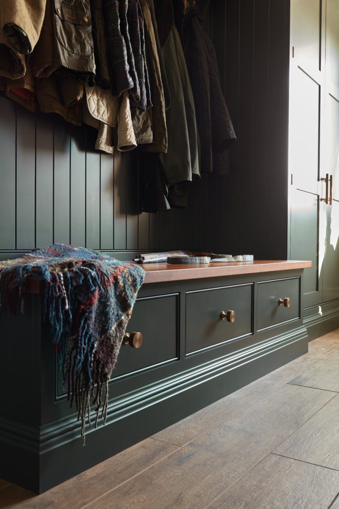 Dark Green Boot Room