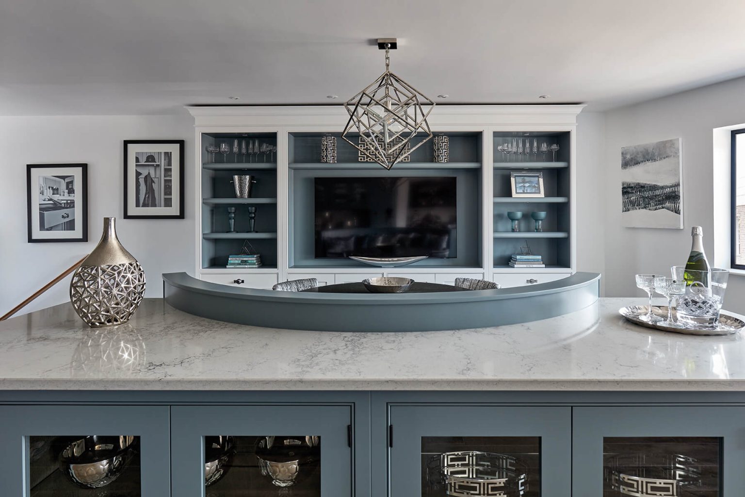 Bespoke Media Wall and Bar