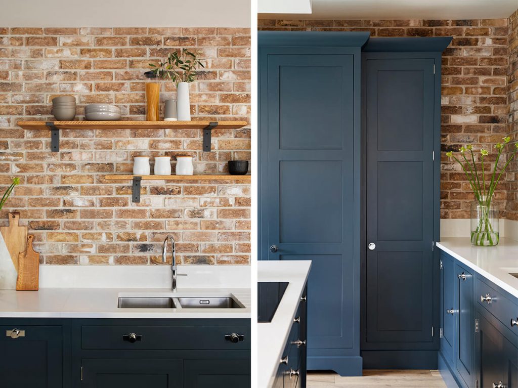 A Refreshingly Modern Take on a Classic Blue Kitchen Design