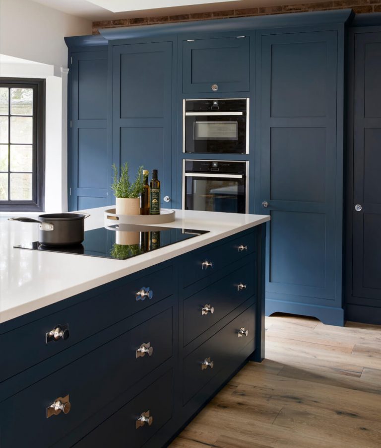 Real Homes: Modern Blue Butler Kitchen