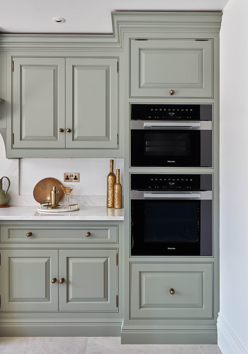 Project Spotlight: Serene Light Green Kitchen Design | Tom Howley