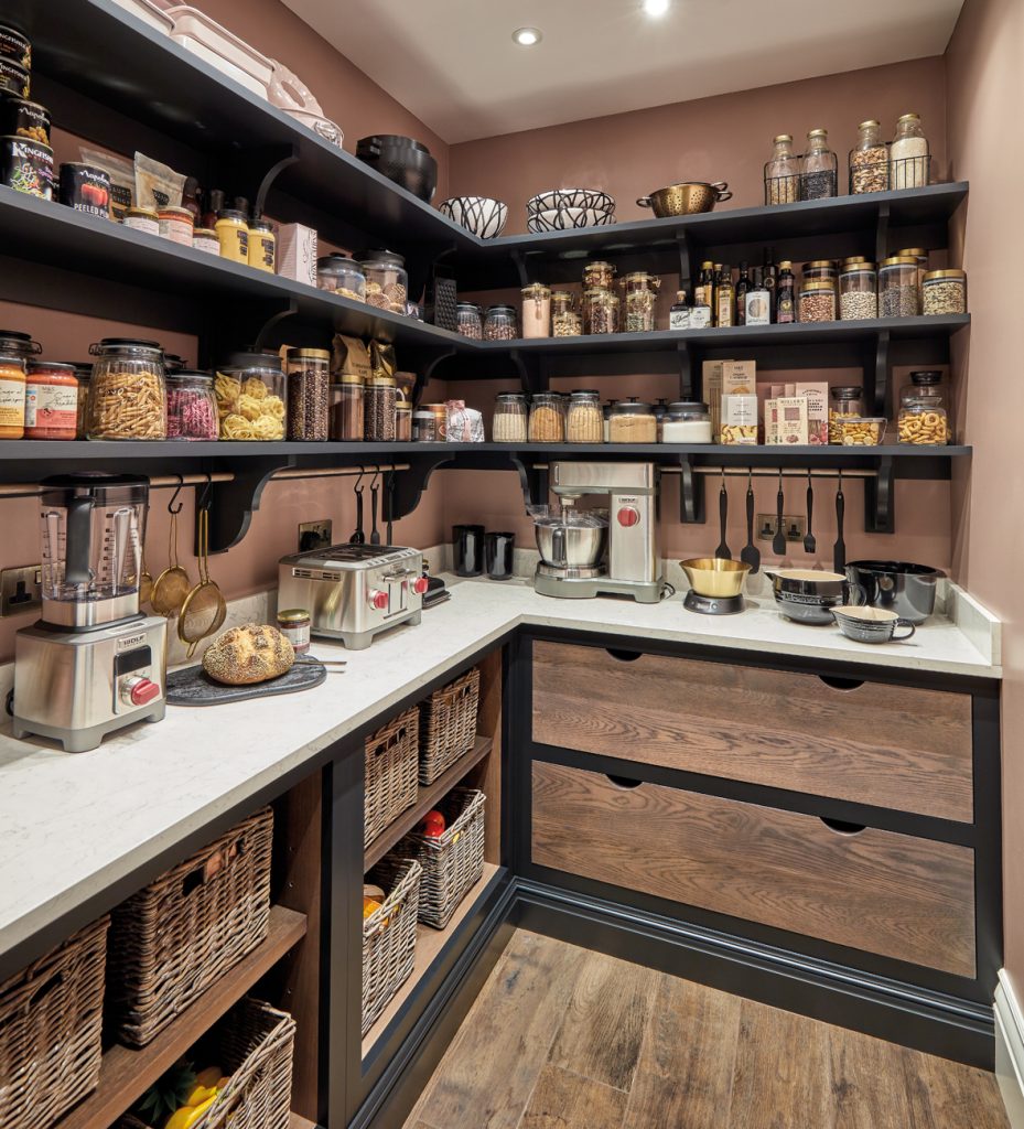 Black Walk-in Pantry | Tom Howley