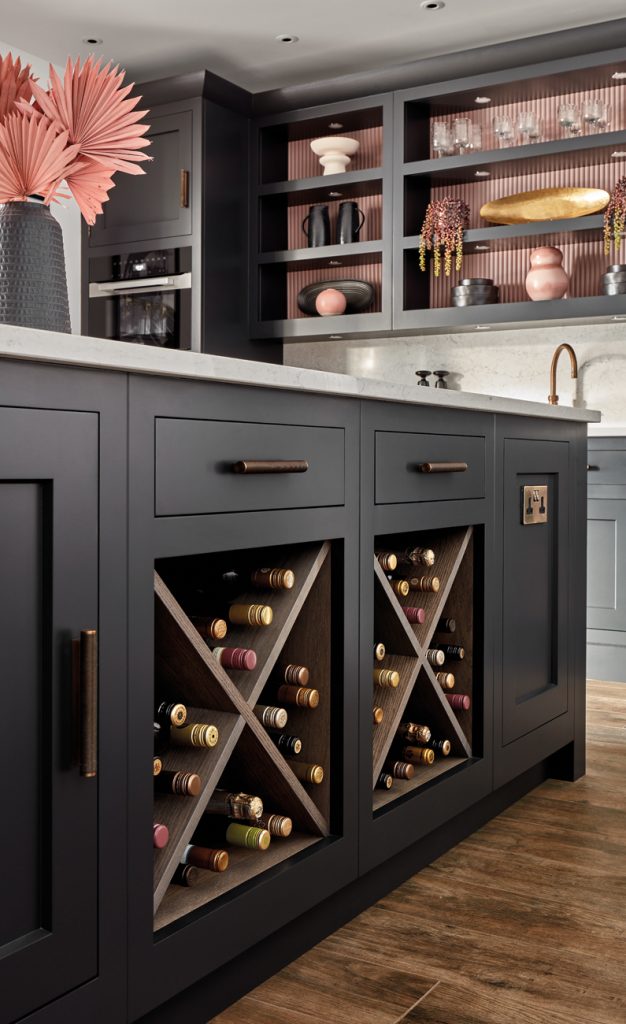Black and Pink Kitchen | Tom Howley