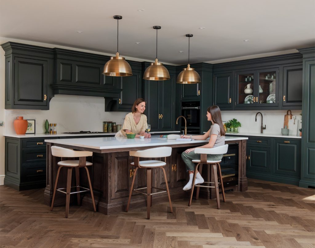Traditional Dark Green Kitchen | Tom Howley