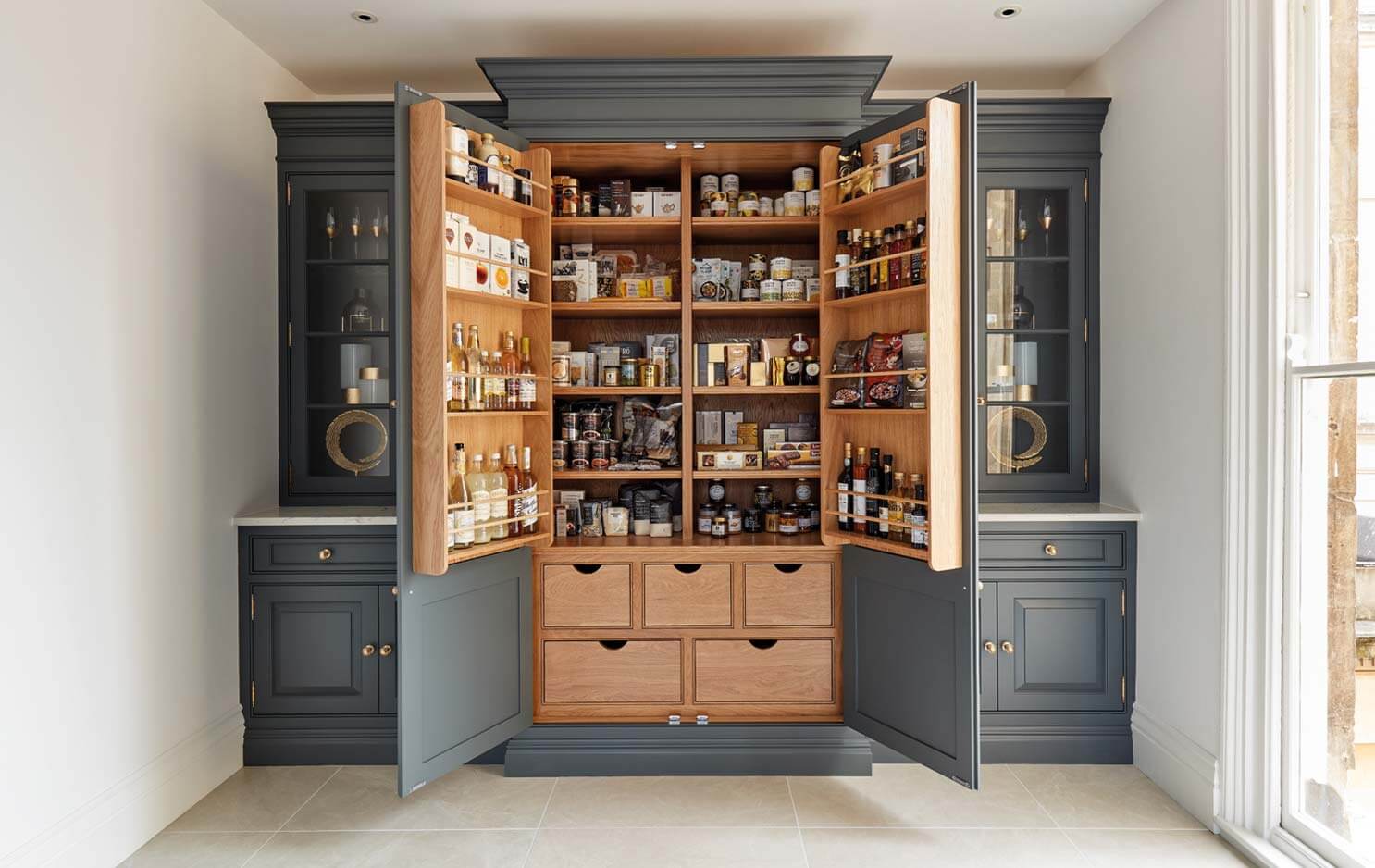 Pantry Cupboards | Kitchen Larder Cupboard | Tom Howley